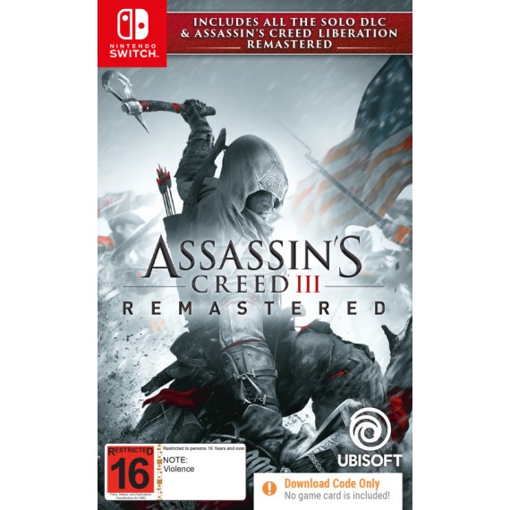 Assassins Creed 3 And Ac Liberation Hd Remaster Code In A Box